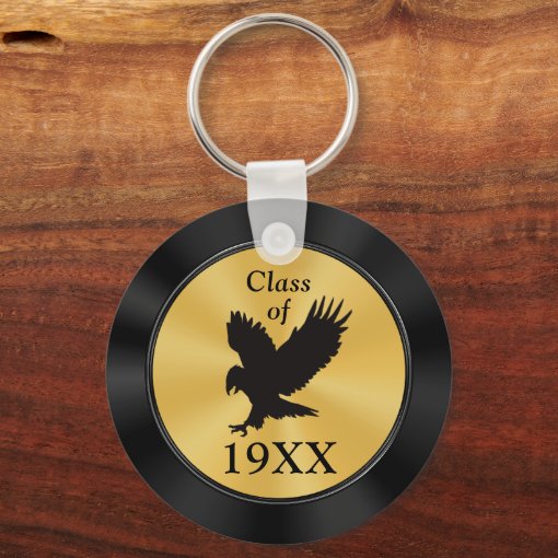 Customizable Eagle Inexpensive Class Reunion Ideas Keychain | Zazzle