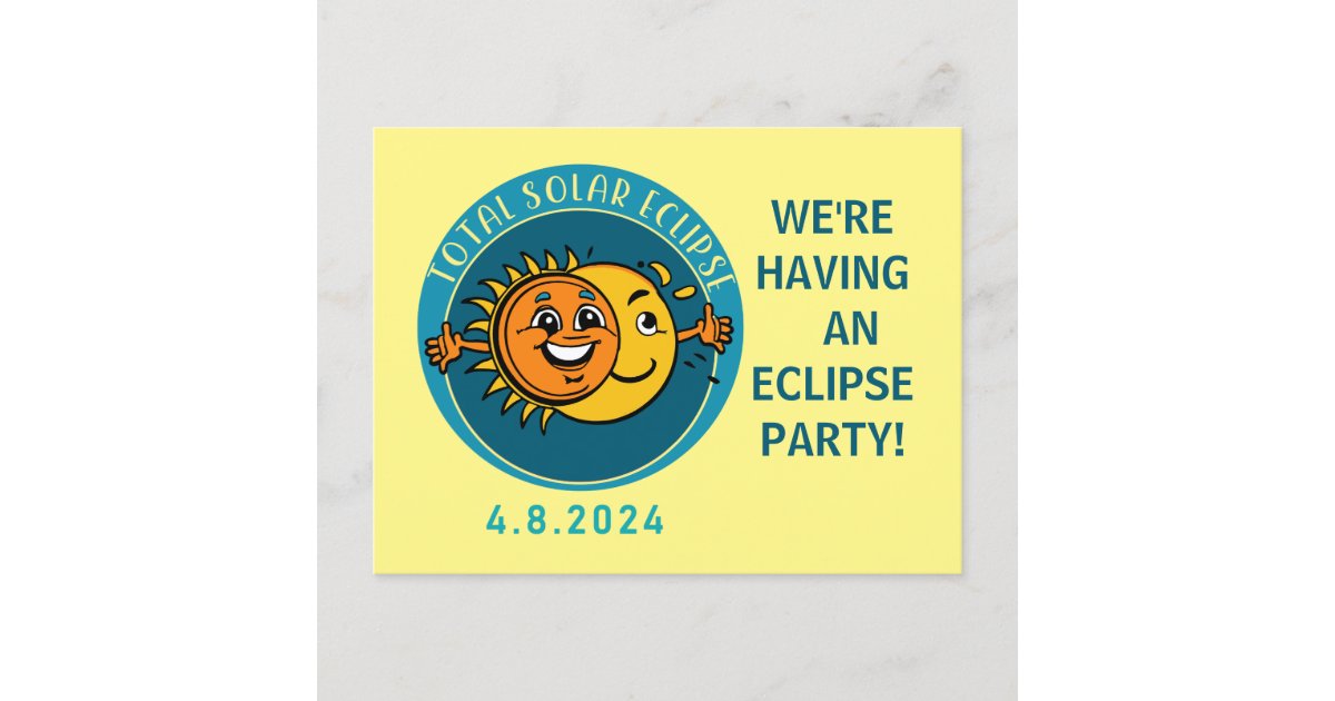 CUSTOMIZABLE ECLIPSE PARTY INVITATIONS | Zazzle