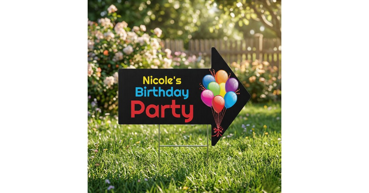Customizable Event Wayfinding Marker Sign | Zazzle