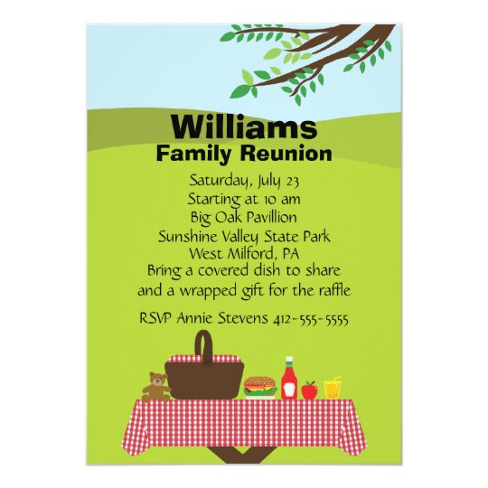 Customizable Family Reunion Card | Zazzle