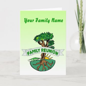 Customizable Family Reunion Card | Zazzle