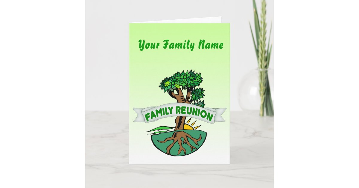 Customizable Family Reunion Card | Zazzle