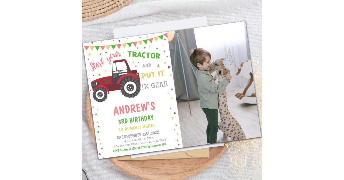 Customizable Farm Party Invitations for Kids | Zazzle