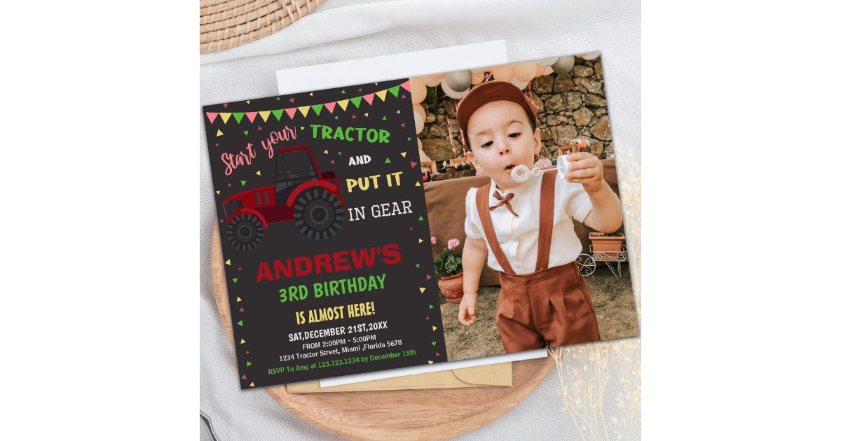 Customizable Farm Party Invitations for Kids | Zazzle