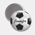 Customizable Football Soccer Ball Magnet | Zazzle