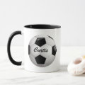 Customizable Football Soccer Ball Mug | Zazzle