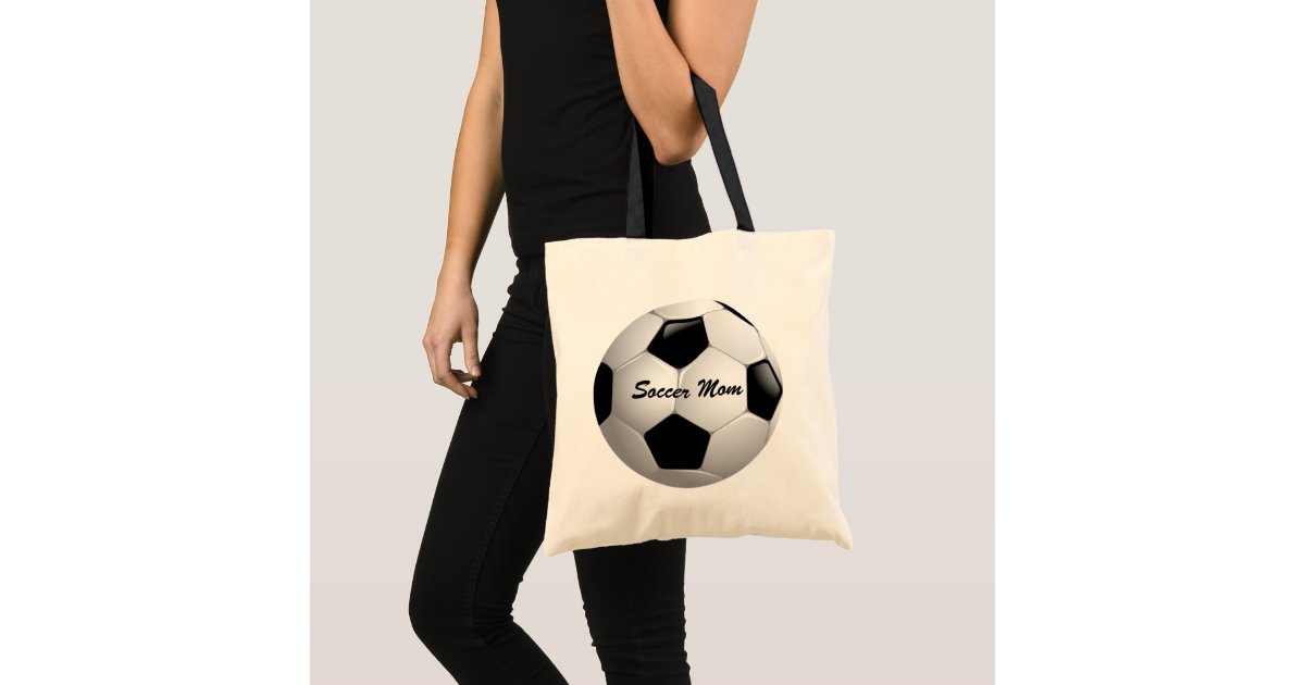 Customizable Football Soccer Ball Tote Bag | Zazzle