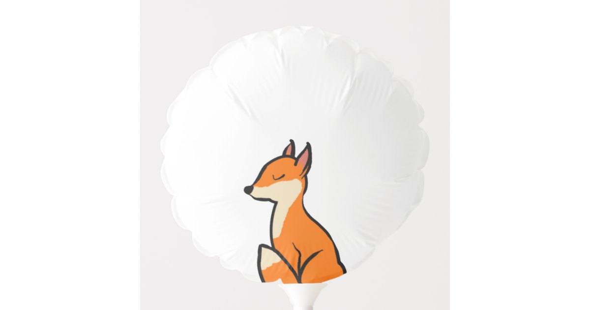 Customizable Fox Balloon | Zazzle