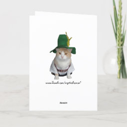 Customizable Funny German Cat Card | Zazzle