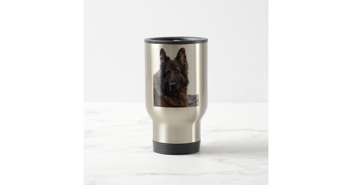 Customizable German Shepherd Dog Travel Mug | Zazzle