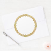 Customizable Gold Frame Stickers | Zazzle