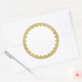 Customizable Gold Frame Stickers | Zazzle