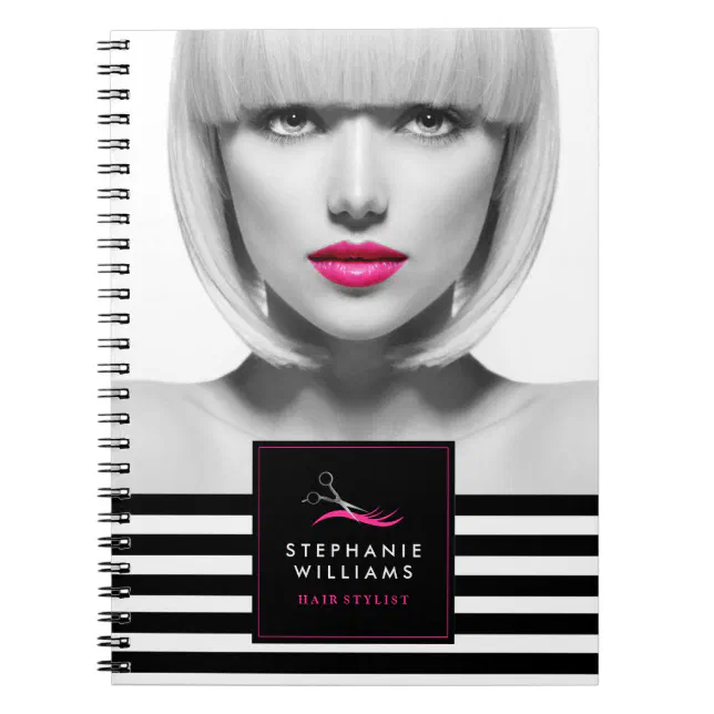 Customizable Hair Stylist Note Book | Zazzle