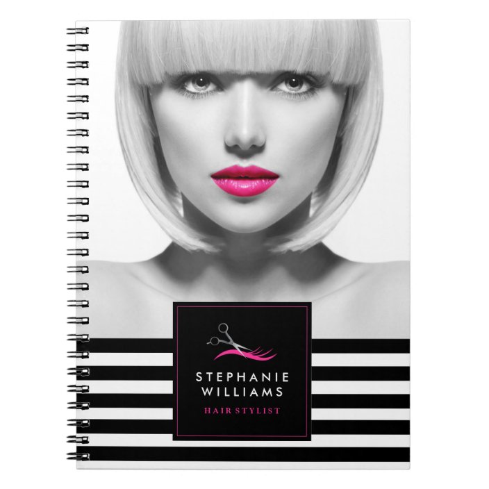 Customizable Hair Stylist Note Book | Zazzle.com