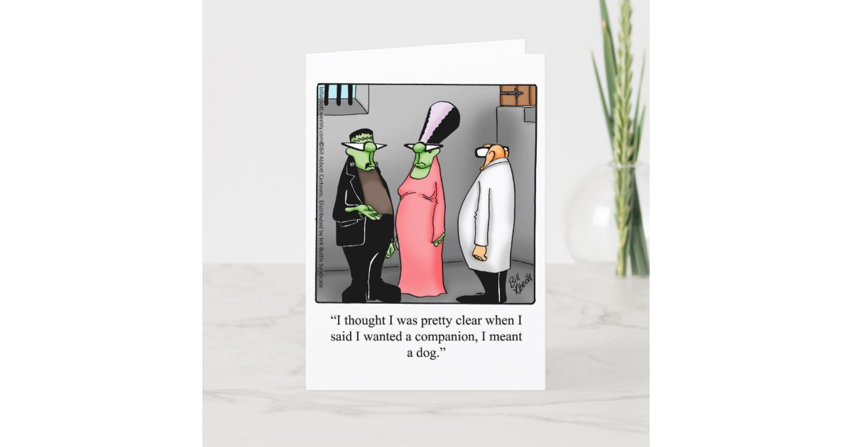 Customizable Halloween Humor Greeting Card | Zazzle