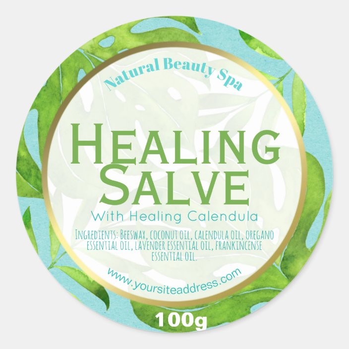 Customizable Healing Salve Label | Zazzle.com