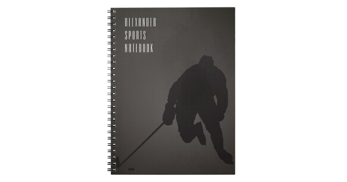 Customizable hockey ı notebook | Zazzle