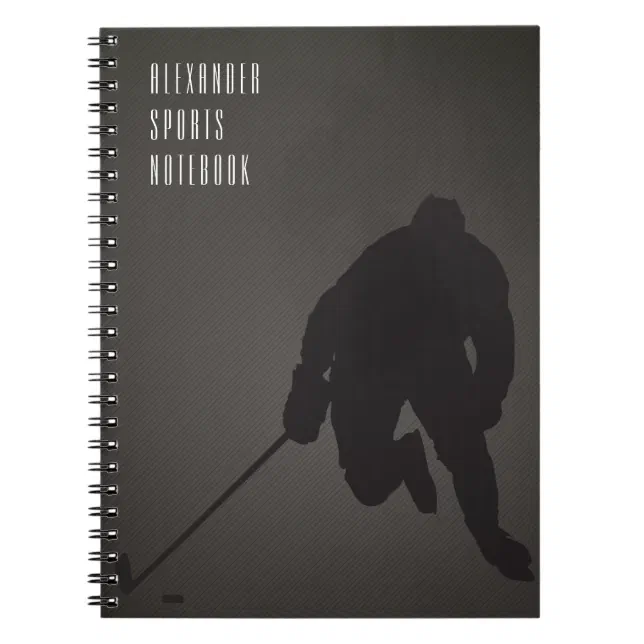 Customizable hockey ı notebook | Zazzle