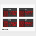 Customizable Insert Coin Tip Jar Sticker | Zazzle