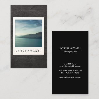 Customizable Instant Photo Card for Photographers | Zazzle