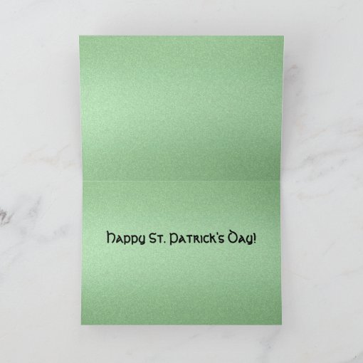 Customizable Irish Gaelic St. Patrick's Day Card | Zazzle
