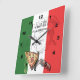 Customizable Italian Themed Restaurant Clock | Zazzle