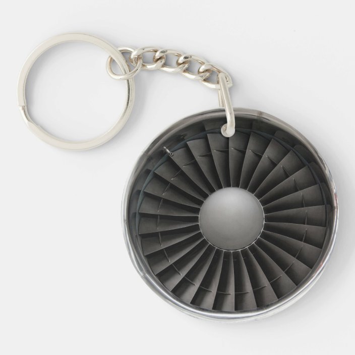 Customizable Jet Engine Turbine Fan Keychain | Zazzle.com
