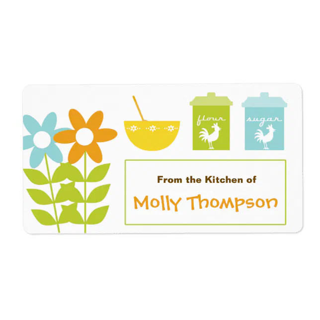 Customizable Kitchen Labels | Zazzle