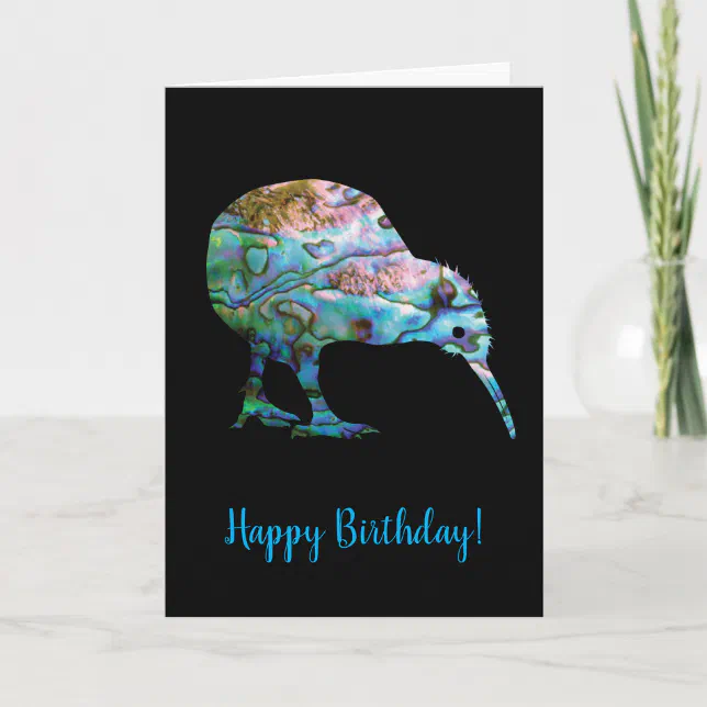 CUSTOMIZABLE KIWI BIRTHDAY CARD | Zazzle