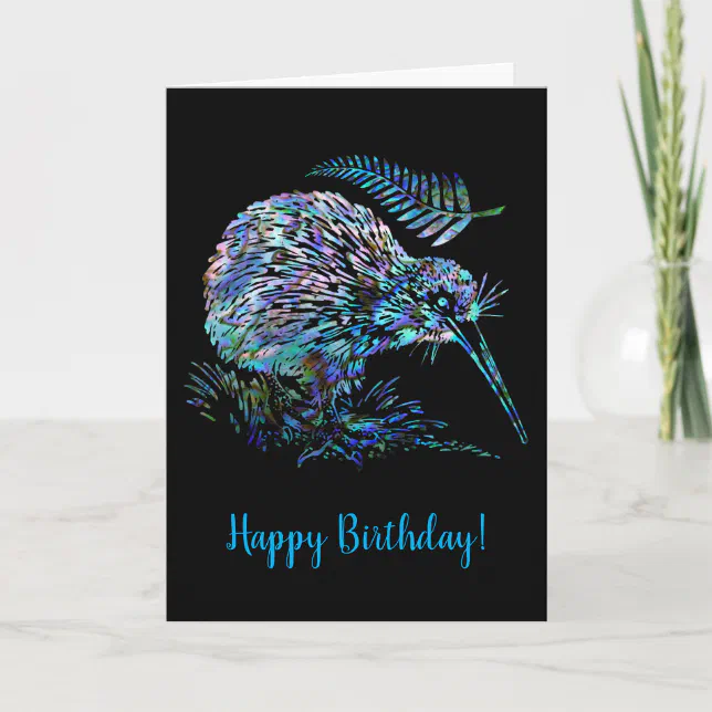 CUSTOMIZABLE KIWI FERN BIRTHDAY CARD | Zazzle