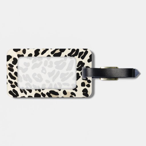 Customizable Leopard Print Luggage Tag | Zazzle