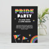 Customizable LGBTQIA+ Pride Party Invitation | Zazzle