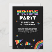Customizable LGBTQIA+ Pride Party Invitation | Zazzle