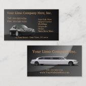CUSTOMIZABLE Limousine Business Cards | Zazzle