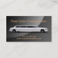 CUSTOMIZABLE Limousine Business Cards | Zazzle