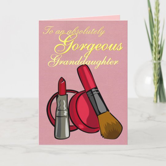 CUSTOMIZABLE Makeup Greeting Card | Zazzle.com