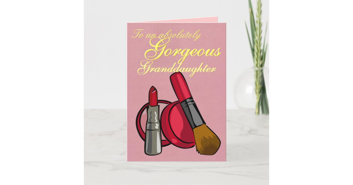 CUSTOMIZABLE Makeup Greeting Card | Zazzle.com