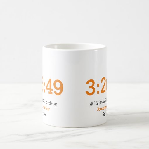 Customizable Marathon Runner Coffee Mug | Zazzle