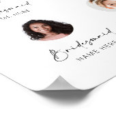 Customizable Meet the Bridesmaids Introduction Poster | Zazzle