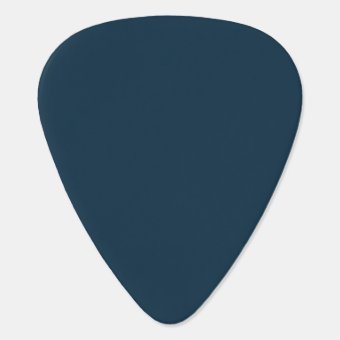 Customizable Monogram Deep Blue Guitar Pick | Zazzle