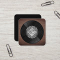 Customizable Music QR Code LP Vinyl | Square Business Card | Zazzle