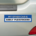 Customizable "My Other Car Is..." Bumper Sticker | Zazzle