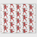 Customizable Ninja Pattern Wrapping Paper | Zazzle