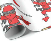 Customizable Ninja Pattern Wrapping Paper | Zazzle