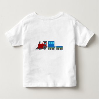 Customizable number 5 t-shirt train | Zazzle