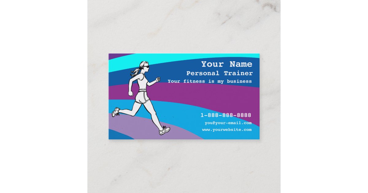 Customizable Personal Trainer Business Card | Zazzle