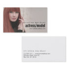 Customizable Photo Card for Actors, Models | Zazzle