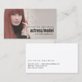 Customizable Photo Card for Actors, Models | Zazzle