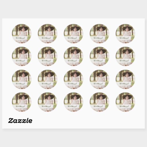 Customizable Photo Sticker | Zazzle