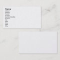Customizable Platinum Business Cards | Zazzle